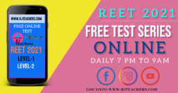 Maths Online Test Paper For REET 2021 - RJ Teachers